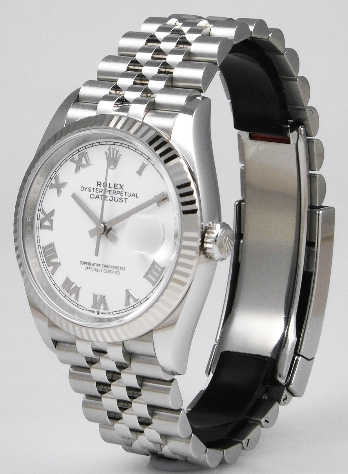 Rolex Oyster Perpetual DateJust 36mm 126234 White Roman Numeral Dial